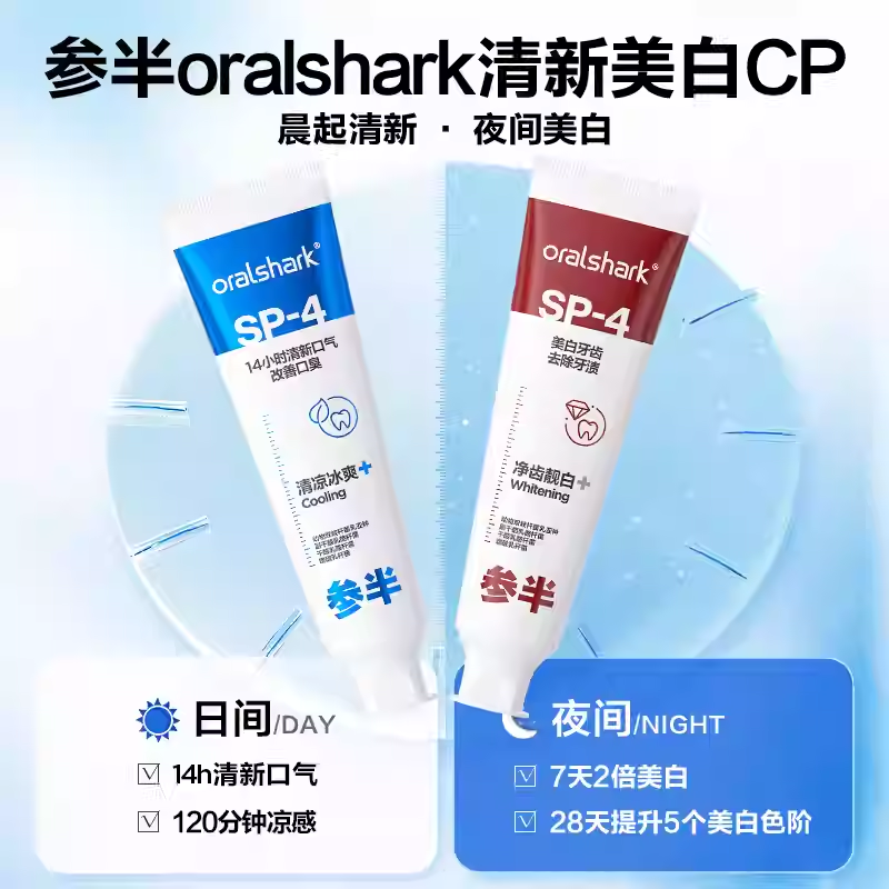 CanBan Oral Shark SP-4 Probiotic Toothpaste 120g 参半口腔鲨鱼SP-4益生菌牙膏 | CuteHart