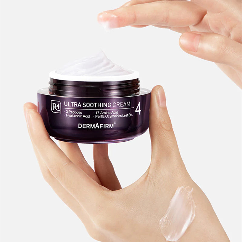 Dermafirm Ultra Soothing Face Cream R4 For Sensitive Skin 50ml 德妃紫苏舒颜平 | CuteHart