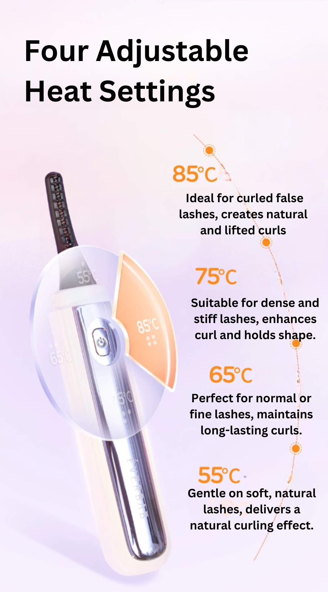 EVERBAB Electric Heated Eyelash Curler 艾蓓拉电动睫毛烫卷器 | CuteHart