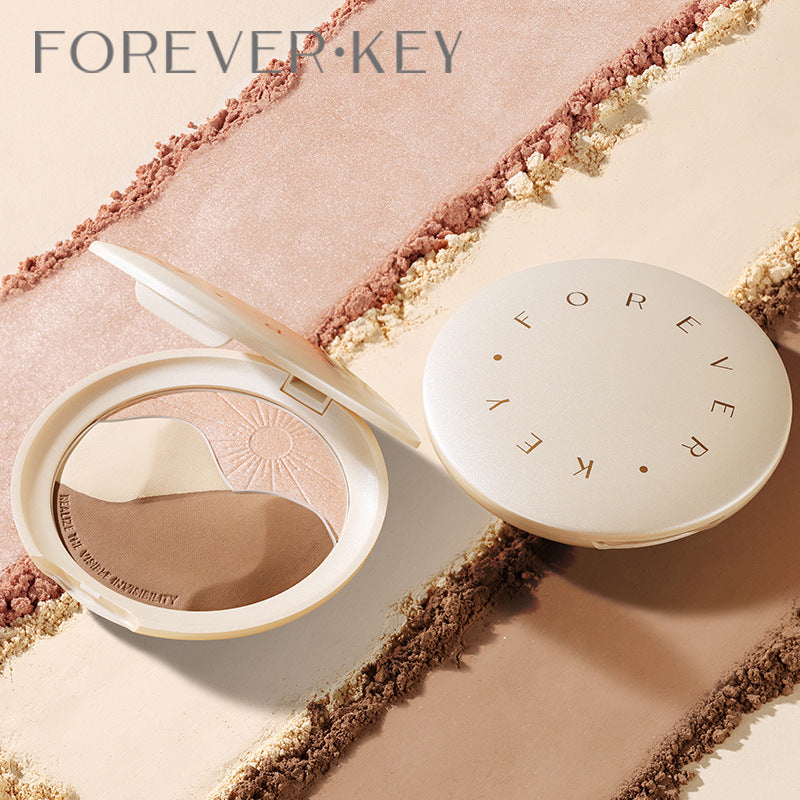 FOREVERKEY Dreamlike Highight Contouring Palette 8g FOREVERKEY梦幻塑颜高光修容 | CuteHart
