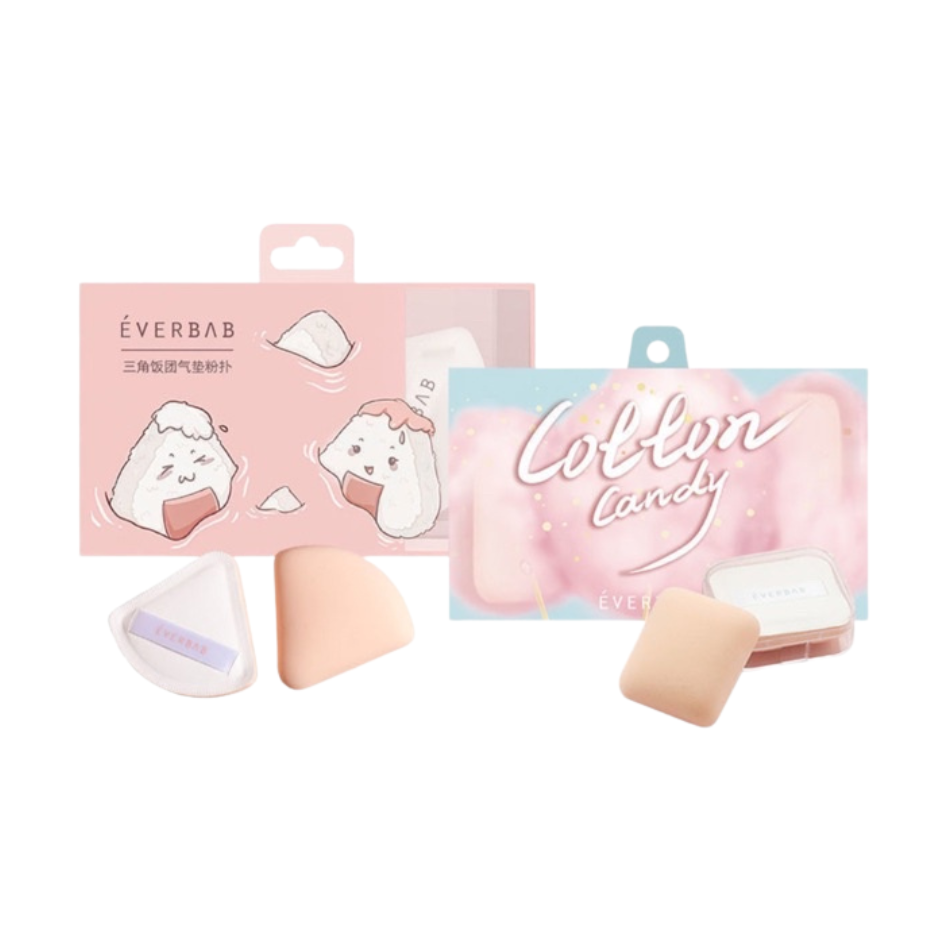 EVERBAB Marshmallow/Onigiri Makeup Puff 艾蓓拉棉花糖/三角饭团粉扑 | CuteHart