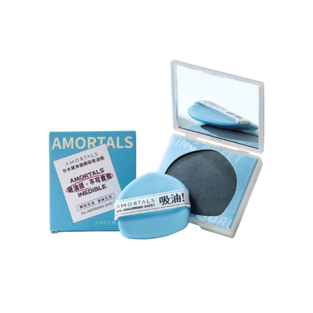 AMORTALS Oil-Absorbing Sheet 80pcs/120pcs 尔木萄净澈瞬吸吸油纸 | CuteHart