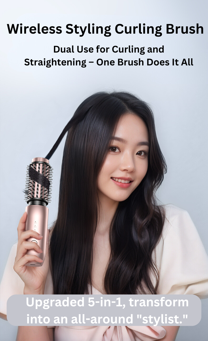 Tiktok/Douyin Hot AOJI Electric Wireless Curling Brush【Tiktok抖音爆款】 奥技电 ...