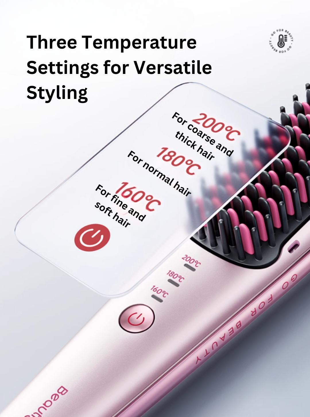 Beautigo Negative Ion Hair Straightening Brush Beautigo负离子直发梳 | CuteHart
