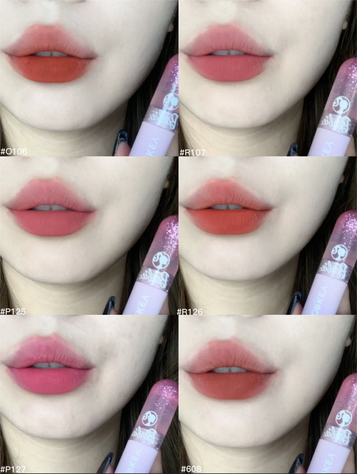 COLORKEY X ELLE Barbie Series Velvet Mousse Matte Lip Mud 珂拉琪 X ELLE 芭 ...