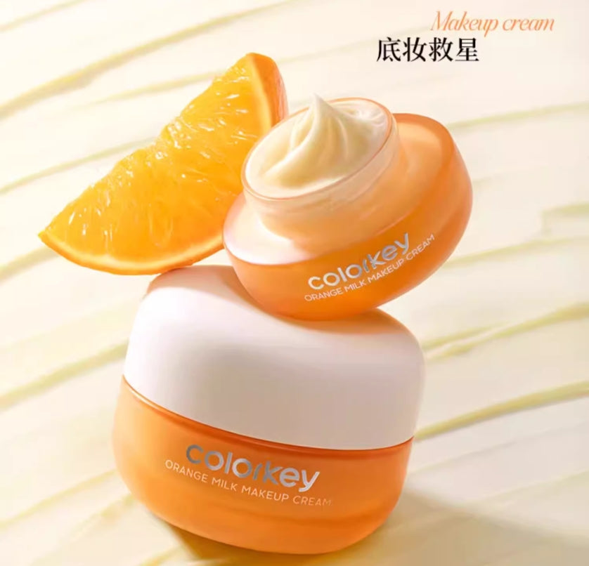 Colorkey Orange Milk Makeup Cream 20g/50g 珂拉琪橘子奶融妆前霜 | CuteHart