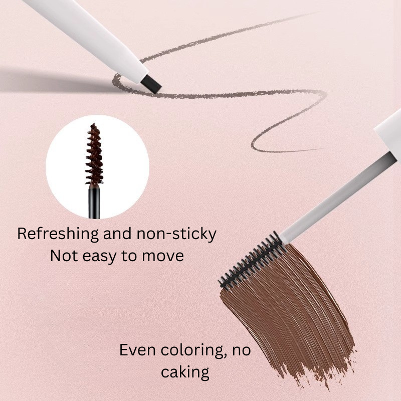 DEZONE Dual Head Eyebrow Pencil & Brow Tint 50mg+1.2g 黛庄双头持色眉笔 | CuteHart