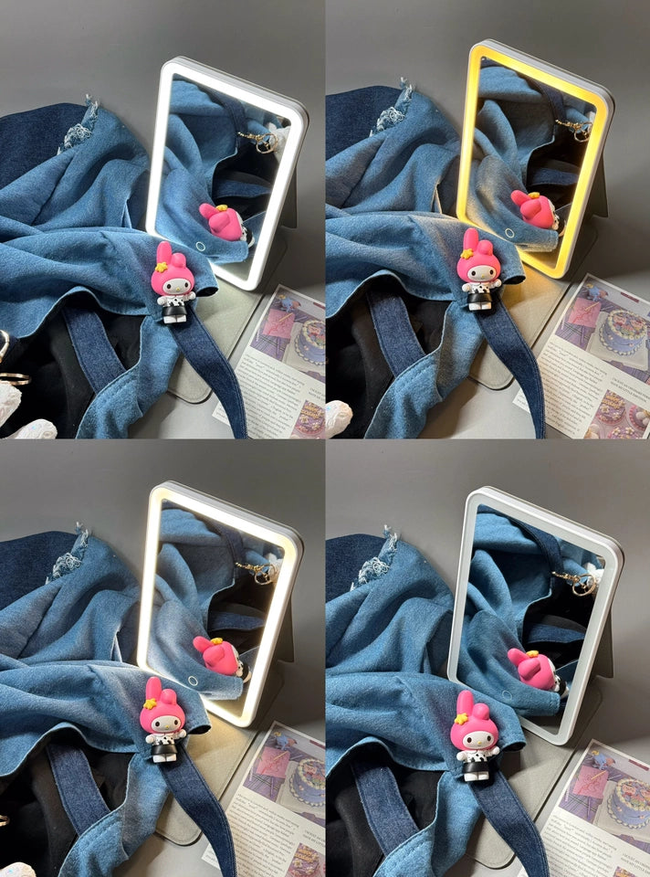 DOCO LAB Portable Smart LED Makeup Mirror DOCO LAB便携折叠智能LED化妆镜 | CuteHart