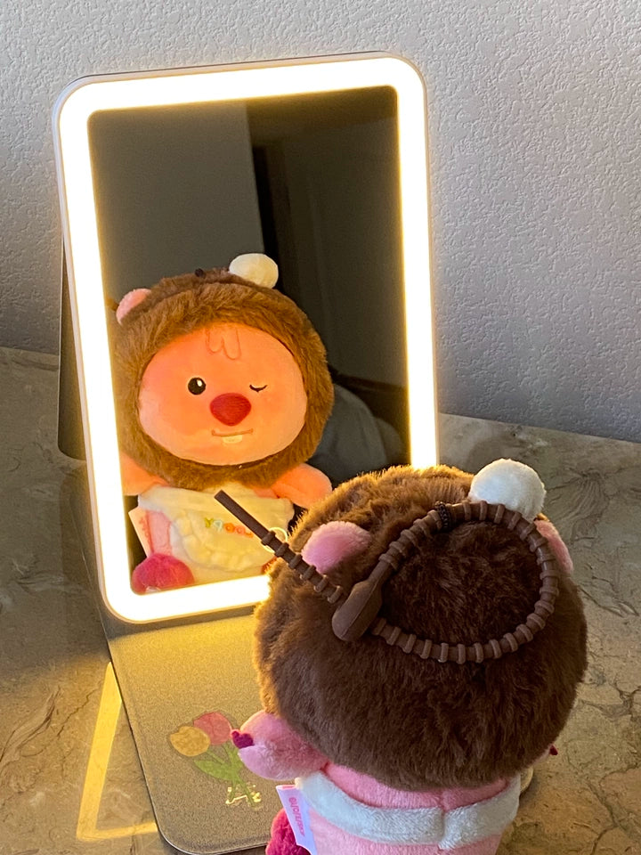 DOCO LAB Portable Smart LED Makeup Mirror DOCO LAB便携折叠智能LED化妆镜 | CuteHart