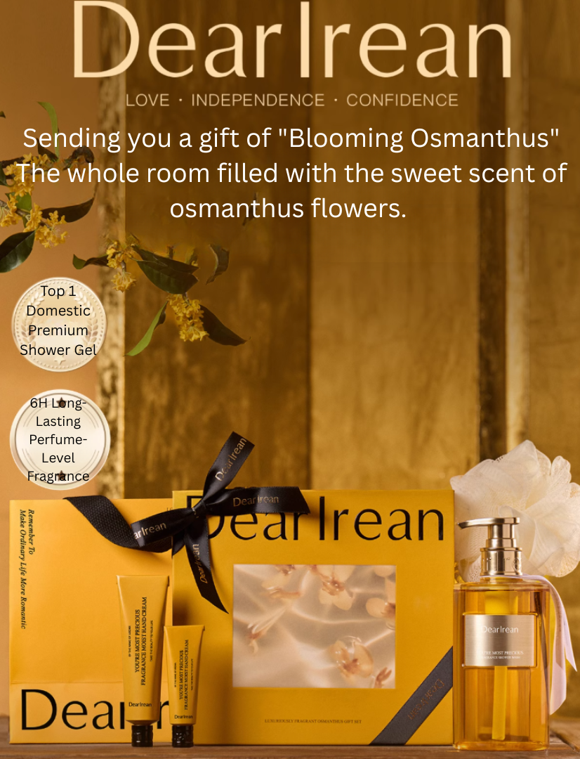 Dear Irean Floral Osmanthus Fragrance Bath & Care Gift Set 395ml 独特艾琳花 ...