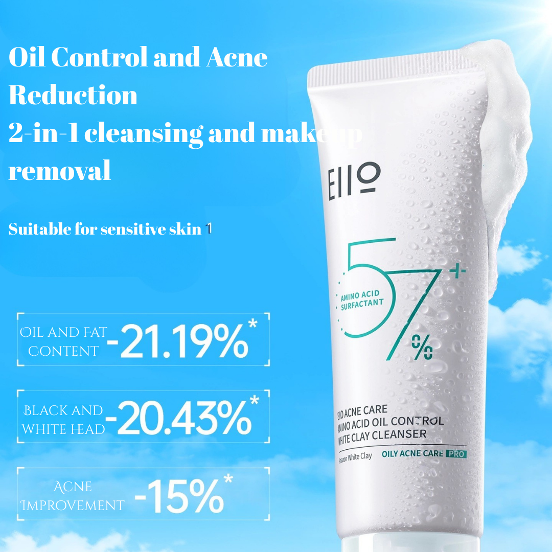 EIIO Acne Care Amino Acid Oil Control White Clay Cleanser 100g 奕沃清痘氨基酸 ...
