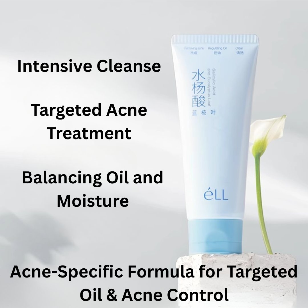 ELL Eucalyptus Salicylic Acid Oil Control Acne Cleansing Foam 100g ELL ...