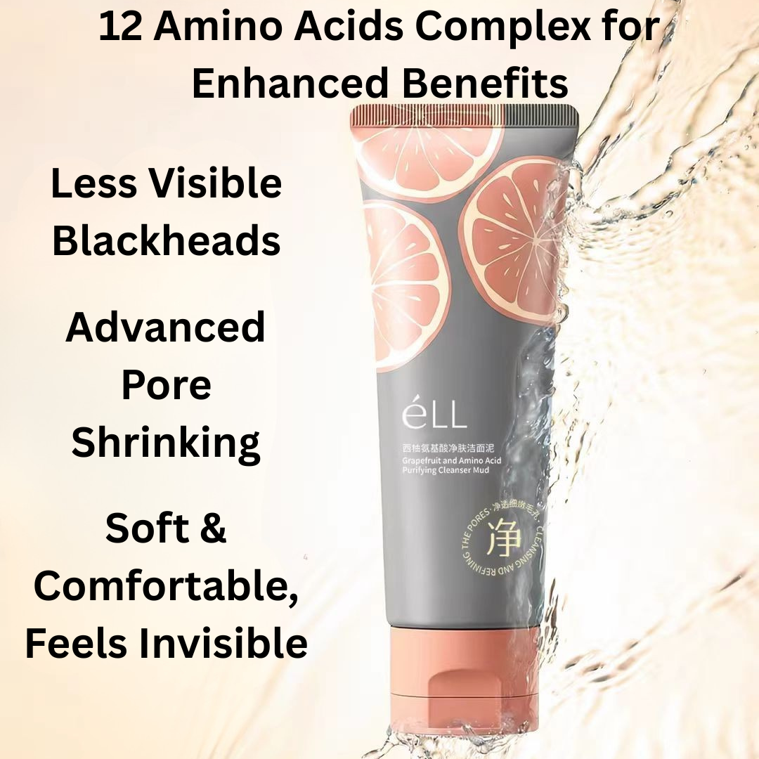 ELL Grapefruit Amino Acid Purifying Cleansing Mud 100g ELL西柚氨基酸净肤洁面泥 ...