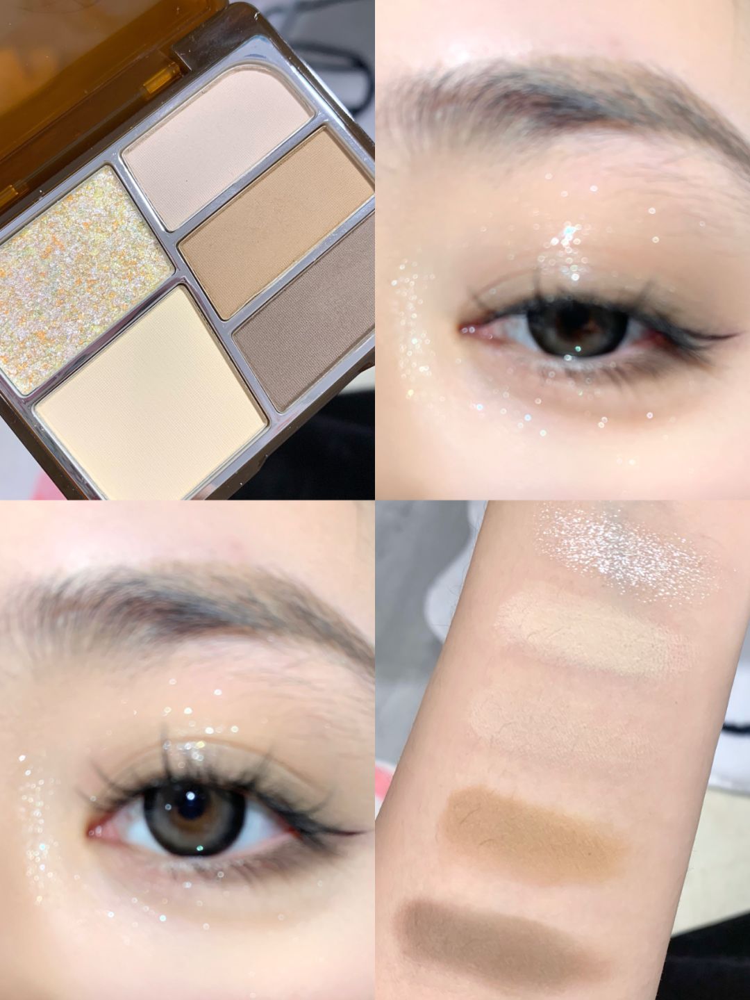 FOCALLURE Floating Butterfly Five-Color Eyeshadow Palette 5.5g/6.5g 菲鹿 ...
