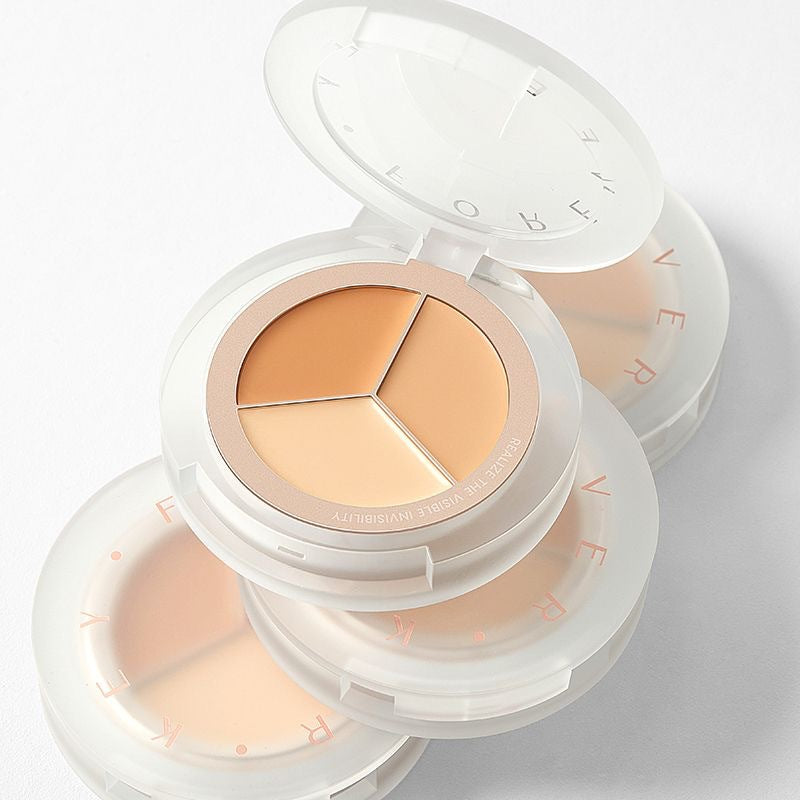 FOREVERKEY 3-Color Perfect Refining Concealer Palette 5g FOREVERKEY三色净 ...