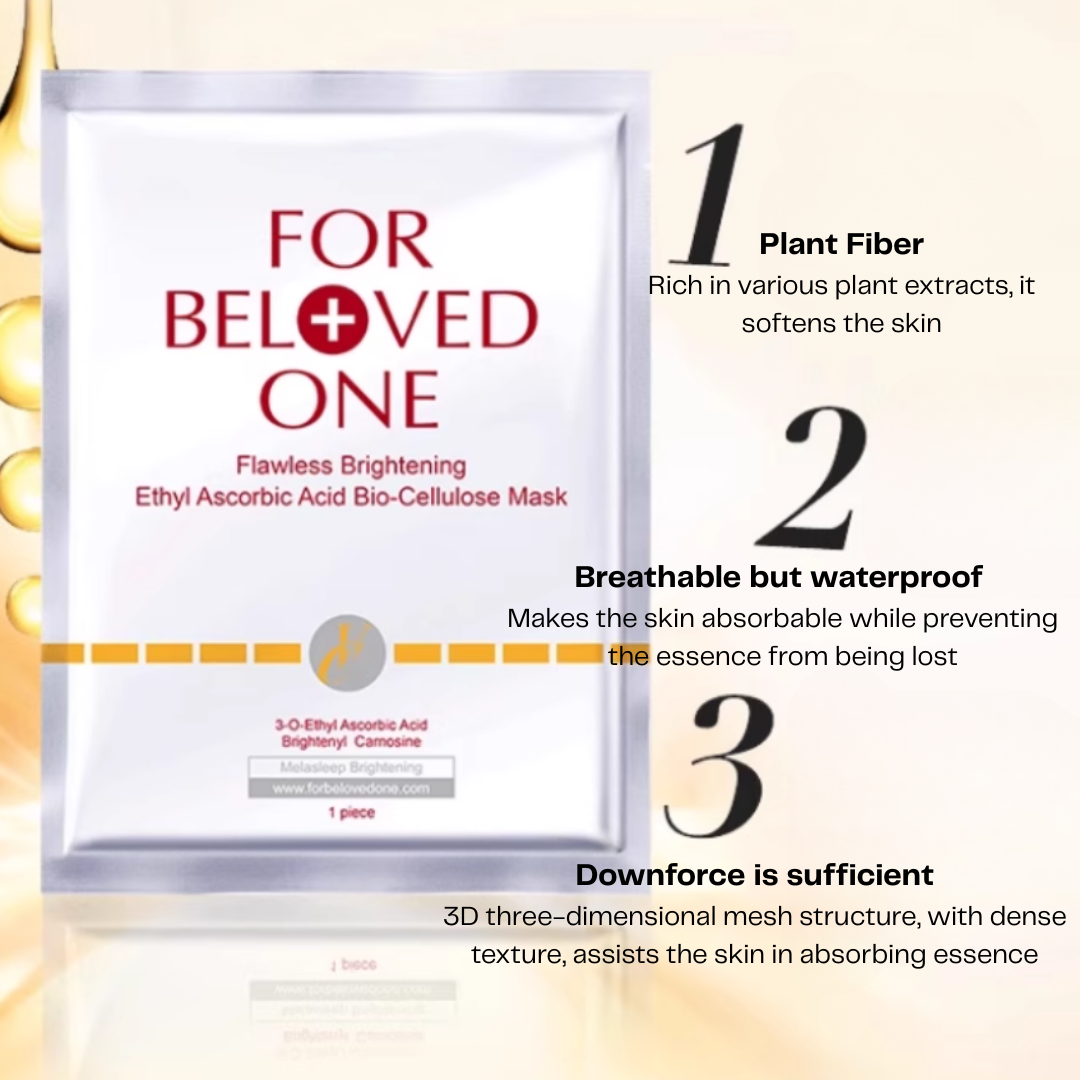 FOR BELOVED ONE Flawless Brightening Ethyl Ascorbic Acid Bio-Cellulose ...