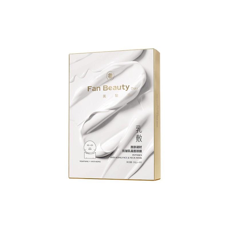 FAN BEAUTY DIARY Peptide Anti-Wrinkle Cream Face & Neck Mask 4Pcs 美黎汎范 ...