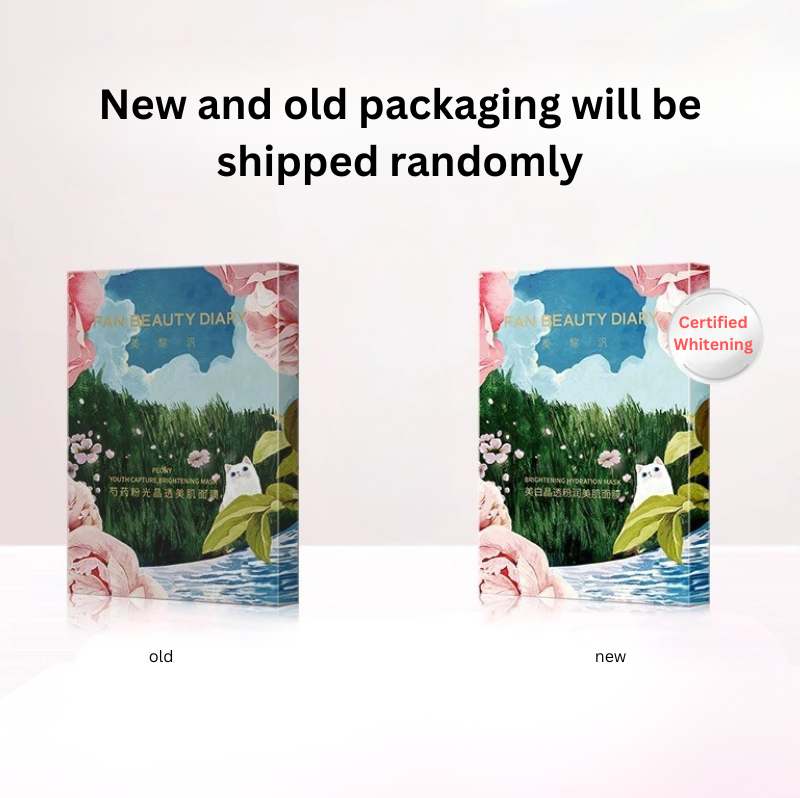 FAN BEAUTY DIARY Secret Peony Luminous Pink Deep Hydrating Facial Mask ...