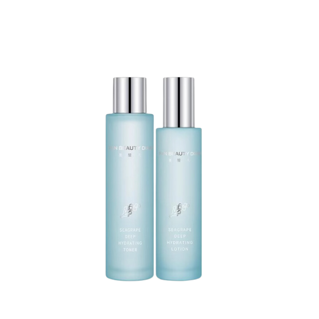 FAN BEAUTY DIARY Sea Essence Toner Emulsion 120ml+100ml 美黎汎范冰冰同款海葡萄精粹水 ...
