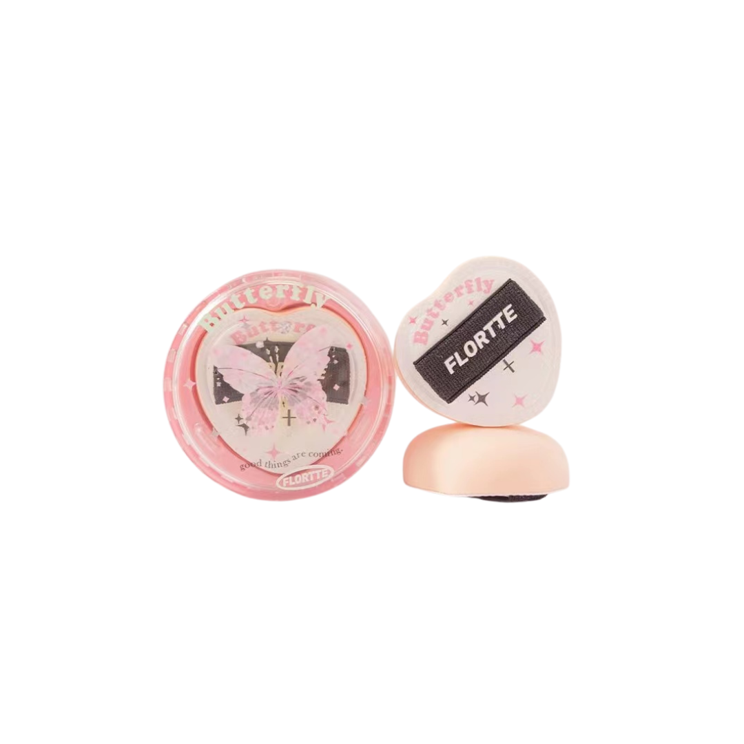 Flortte Butterfly Airy Meladerm Style Blush Cream 花洛莉亚好美莉亚空气感美拉德风腮红膏 6 ...