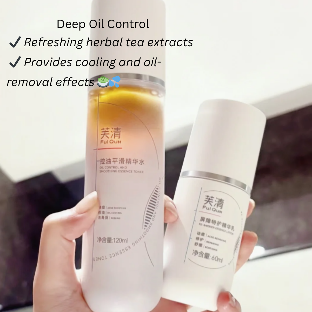 Tiktok/Douyin Hot Fulqun Herbal Tea Lotion Set 120ml+60ml【Tiktok抖音爆款】芙 ...