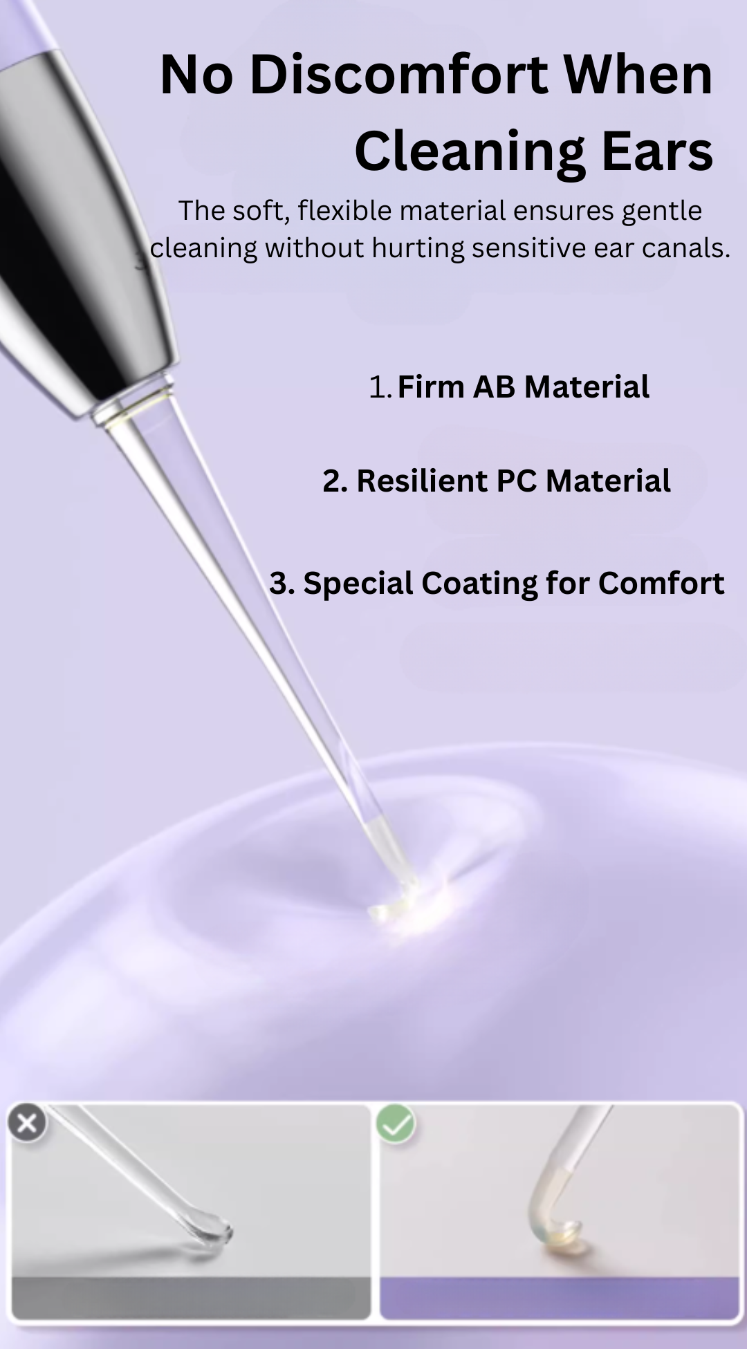 Goodgudi Smart LED Ear Spoon/Picker 古迪智能LED掏耳勺/耳镊 | CuteHart