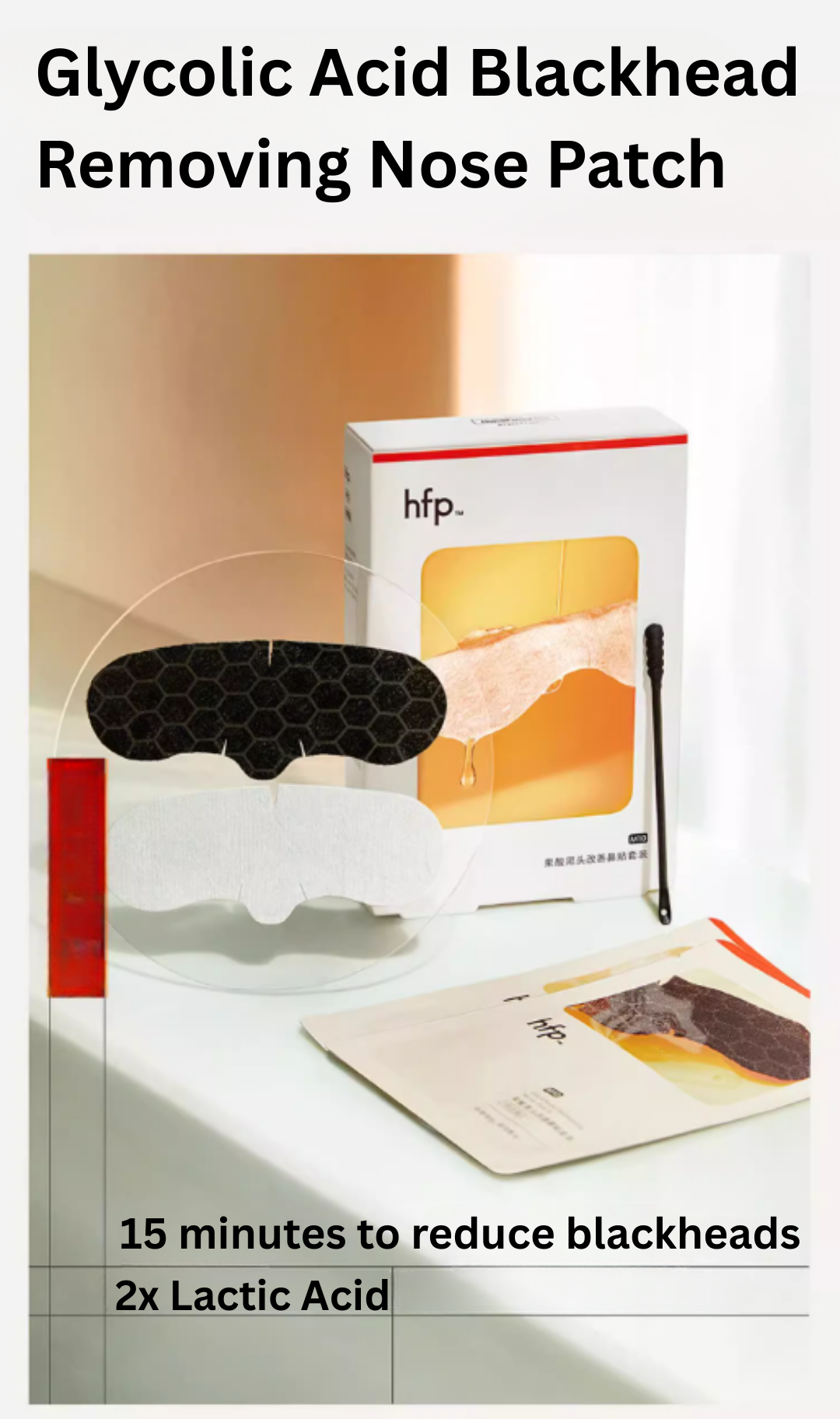 Tiktok/Douyin Hot HFP Blackhead Removing Nose Patch 2.5ml*5pcs+3ml*5pc ...