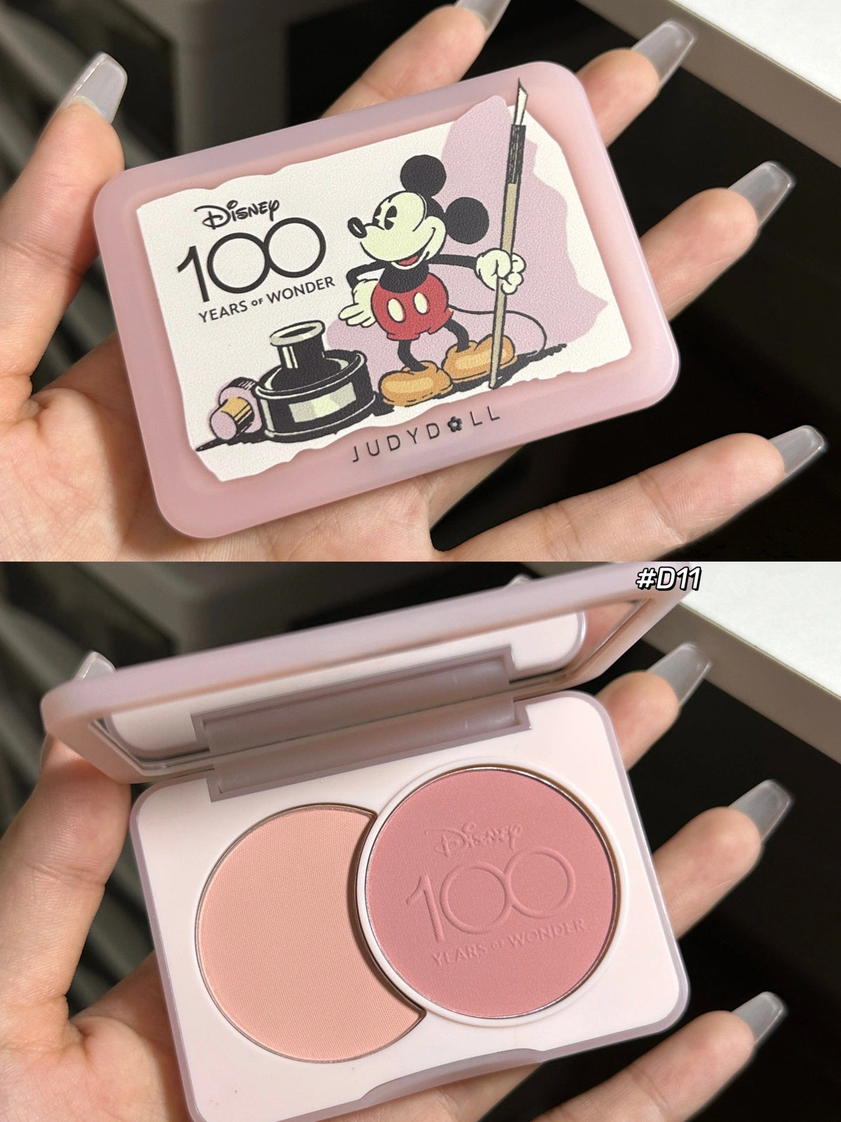 JUDYDOLL X Disney Spatiotemporal Postman Series Blusher Palette 橘朵 X 迪 ...