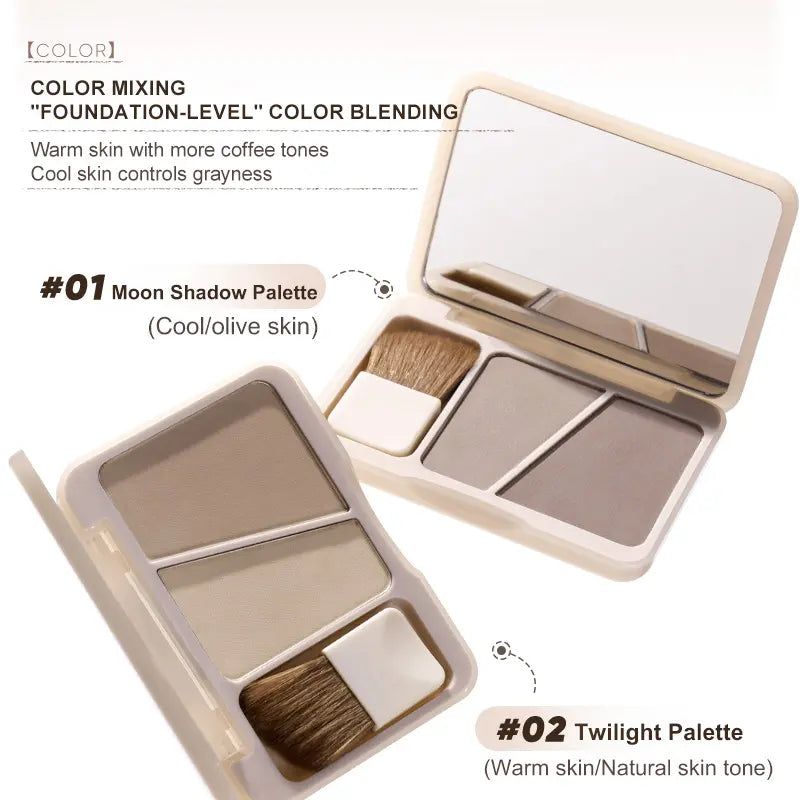 Judydoll Dual Contouring Highlighter Palette 8g 橘朵双拼修容高光盘 | CuteHart