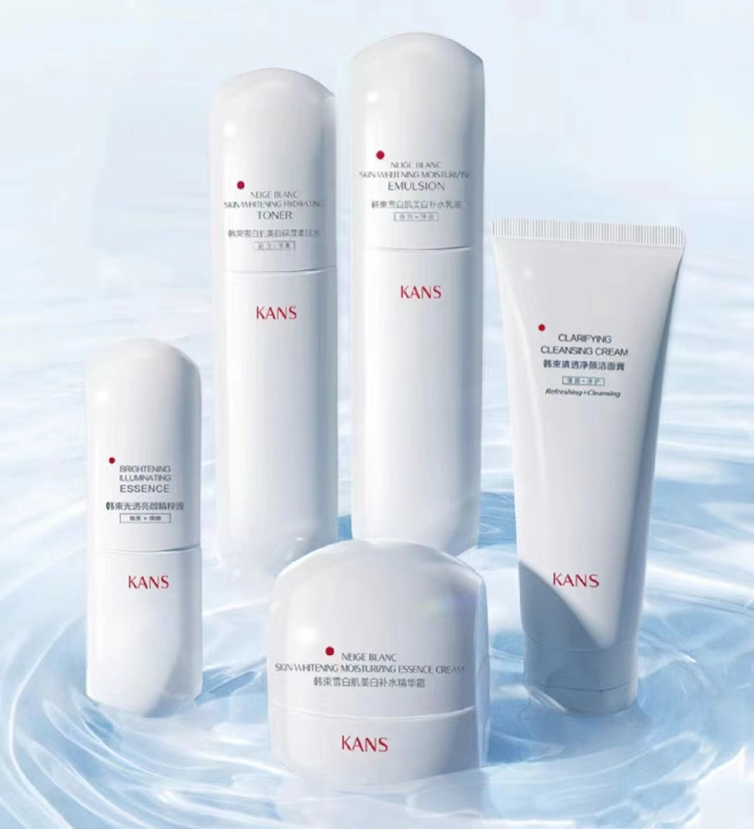 KANS Neige Blanc Skin-whitening Set 韩束雪白肌美白套组 | CuteHart
