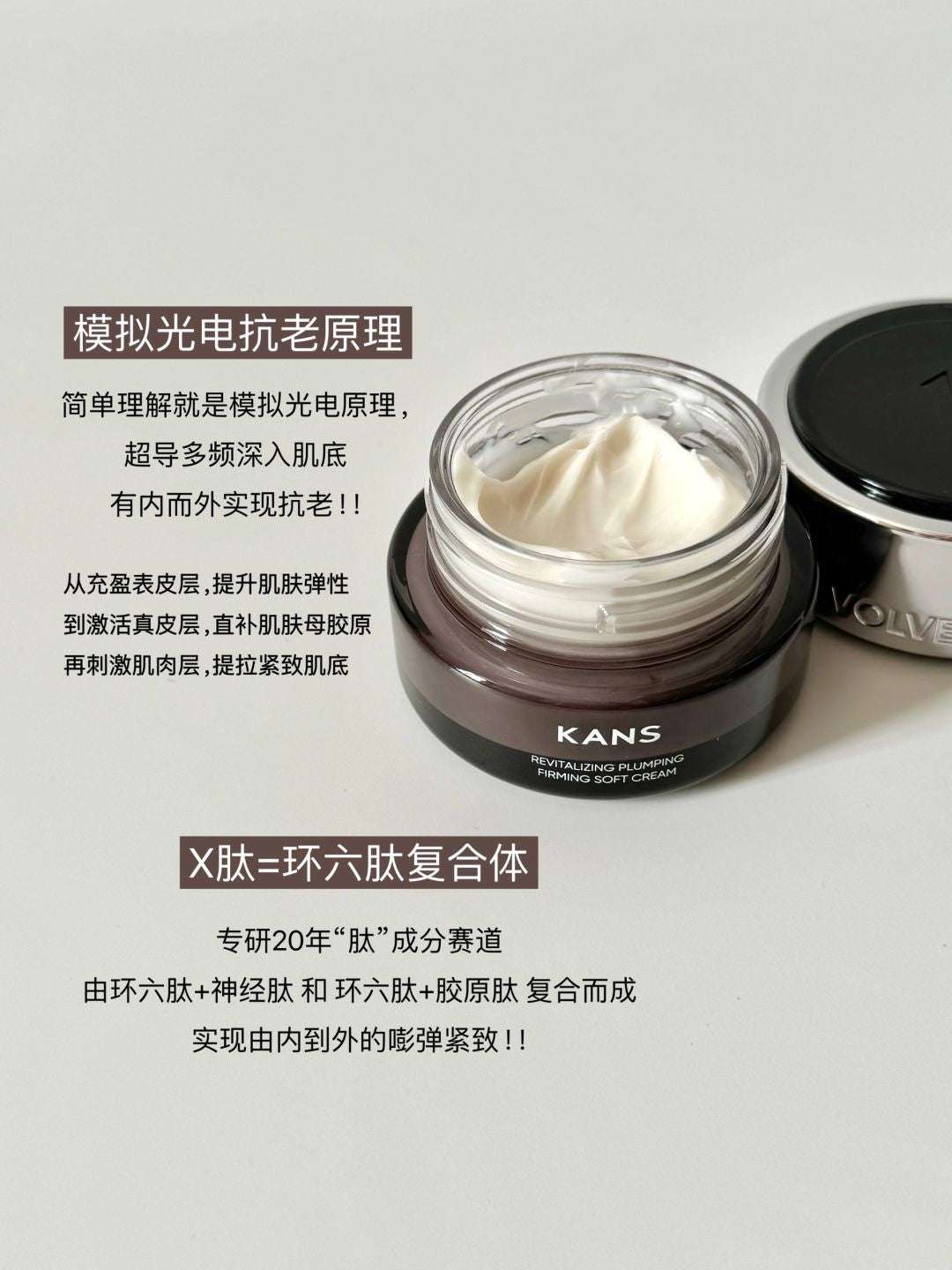 KANS Revitalizing Plumping Firming Soft Cream 50g 韩束X肽赋活丰盈紧塑轻润霜 | CuteHart