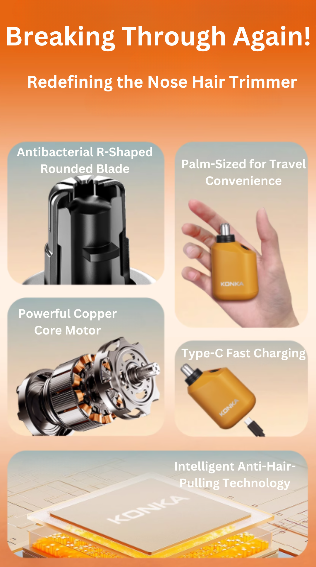 KONKA Nose Hair Trimmer 康佳鼻毛修剪器 | CuteHart