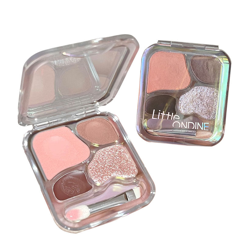 LITTLE ONDINE Four Colors Aegyo-sal Eyeshadow Palette 4.5g 小奥汀四色卧蚕眼影盘 ...