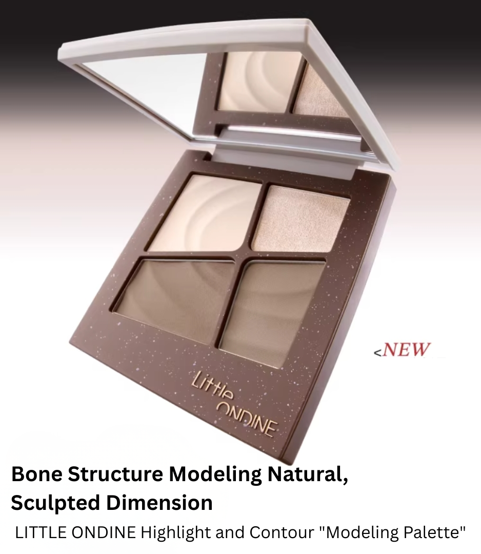 LITTLE ONDINE Modeling Highlight And Contour Palette 9.5g 小奥汀建模高光修容粉盘 ...