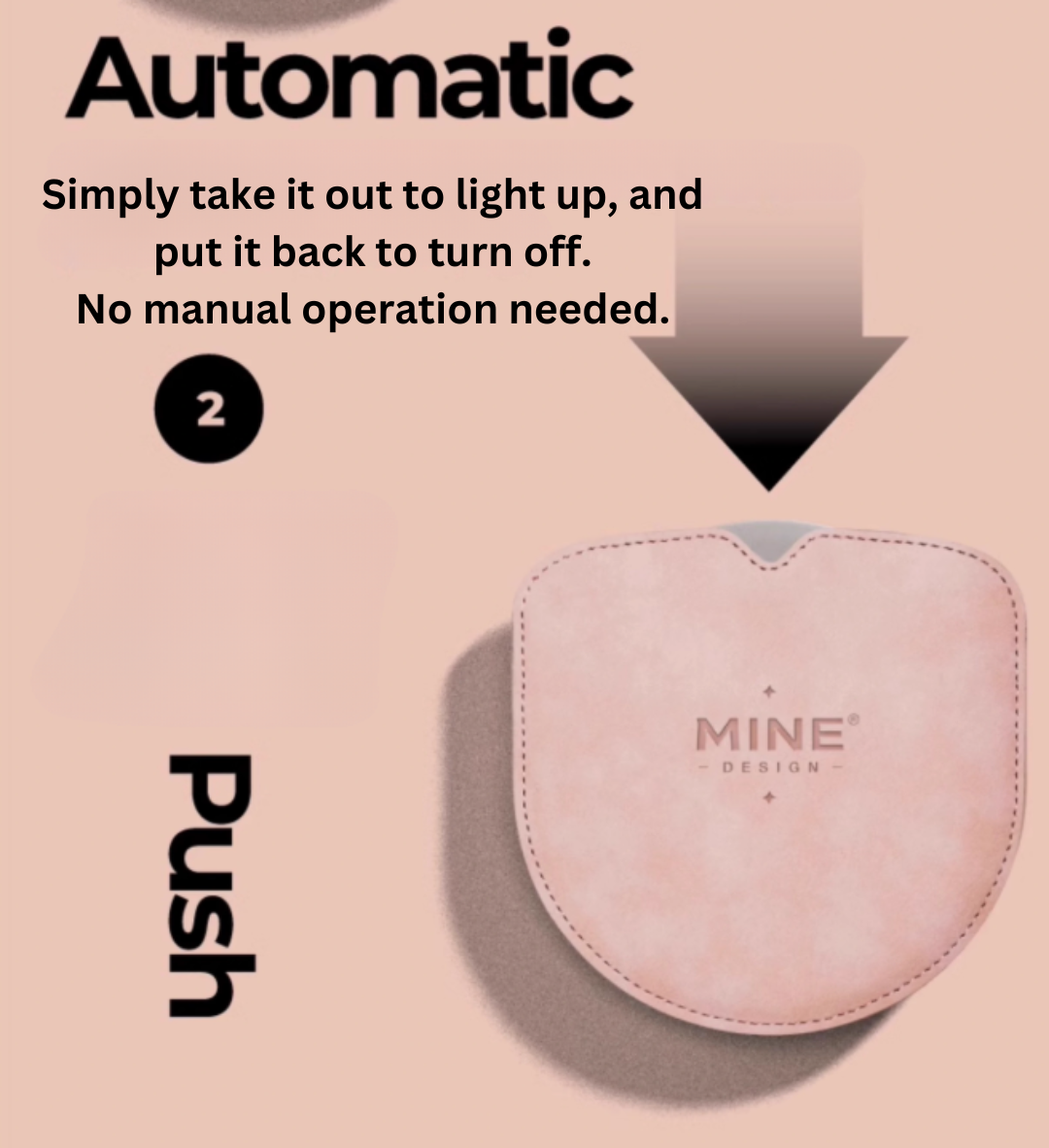 MINE MIRS Smart Gesture Mirror MINE便携随身LED化妆镜 | CuteHart