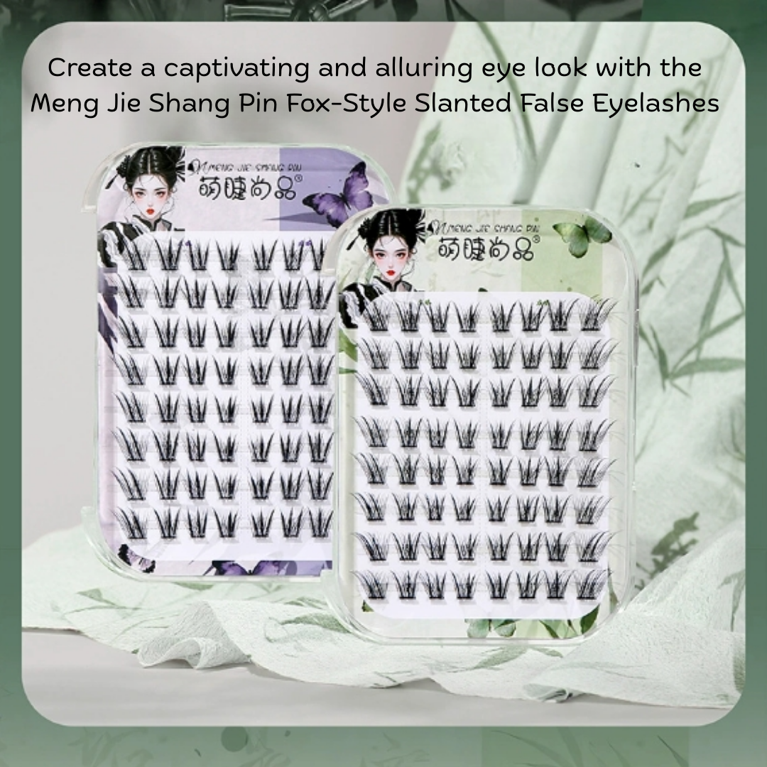 Tiktok/Douyin Hot Meng Jie Shang Pin Fox-Style Slanted False Eyelashes ...