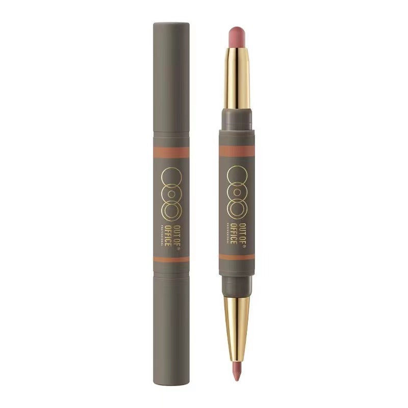 Out Of Office Double-ended Fiber Sulpted Shadow Lip Liner 1.3g OOO双头纤雕 ...