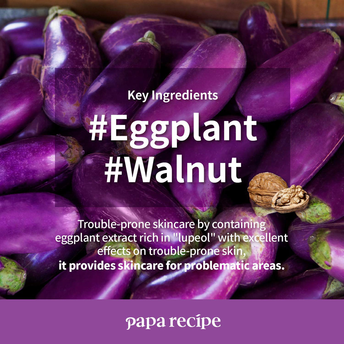 Papa Recipe Eggplant Clear Hydration Mud Mask 7.5g*10pcs 春雨茄子清透水感泥膜 ...