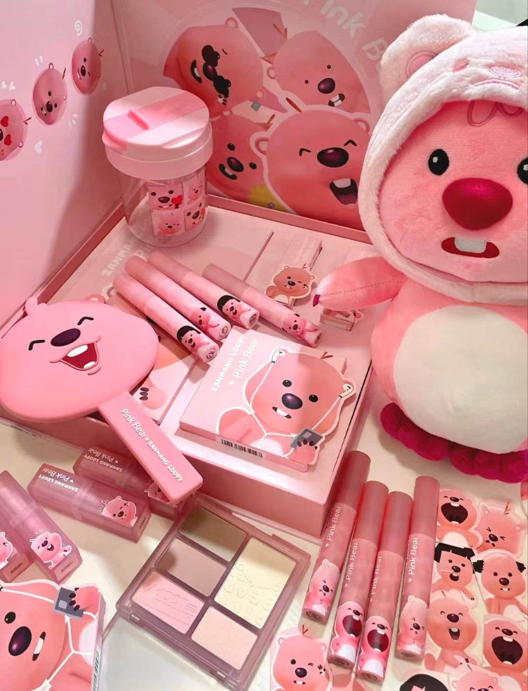 Pink Bear x ZANMANG LOOPY Lip Gloss / Matte Lip Mud / Lipstick 2g/2.8g | CuteHart