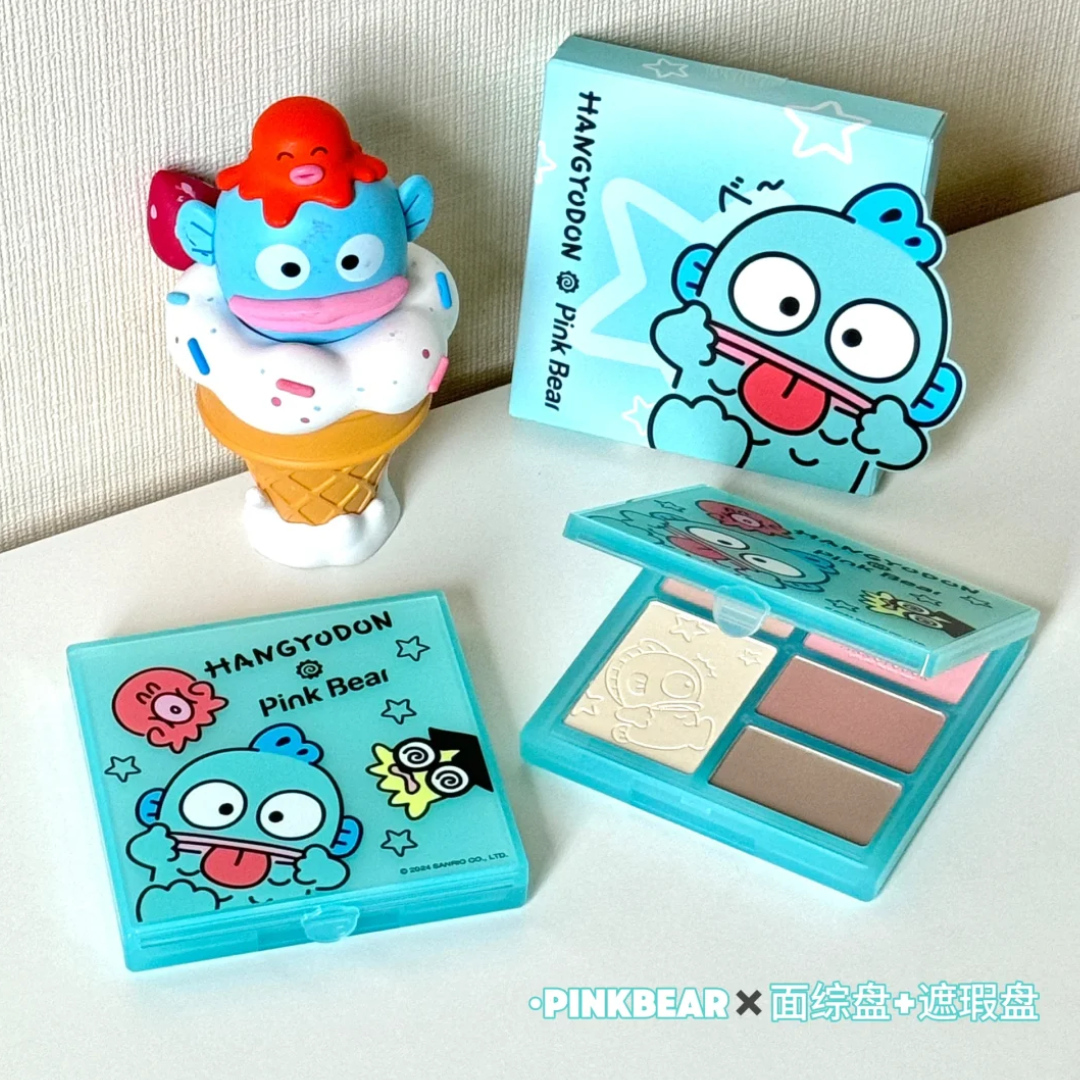 Pink Bear X HANGYODON Limited Edition Comprehensive Face Palette 9.5g ...