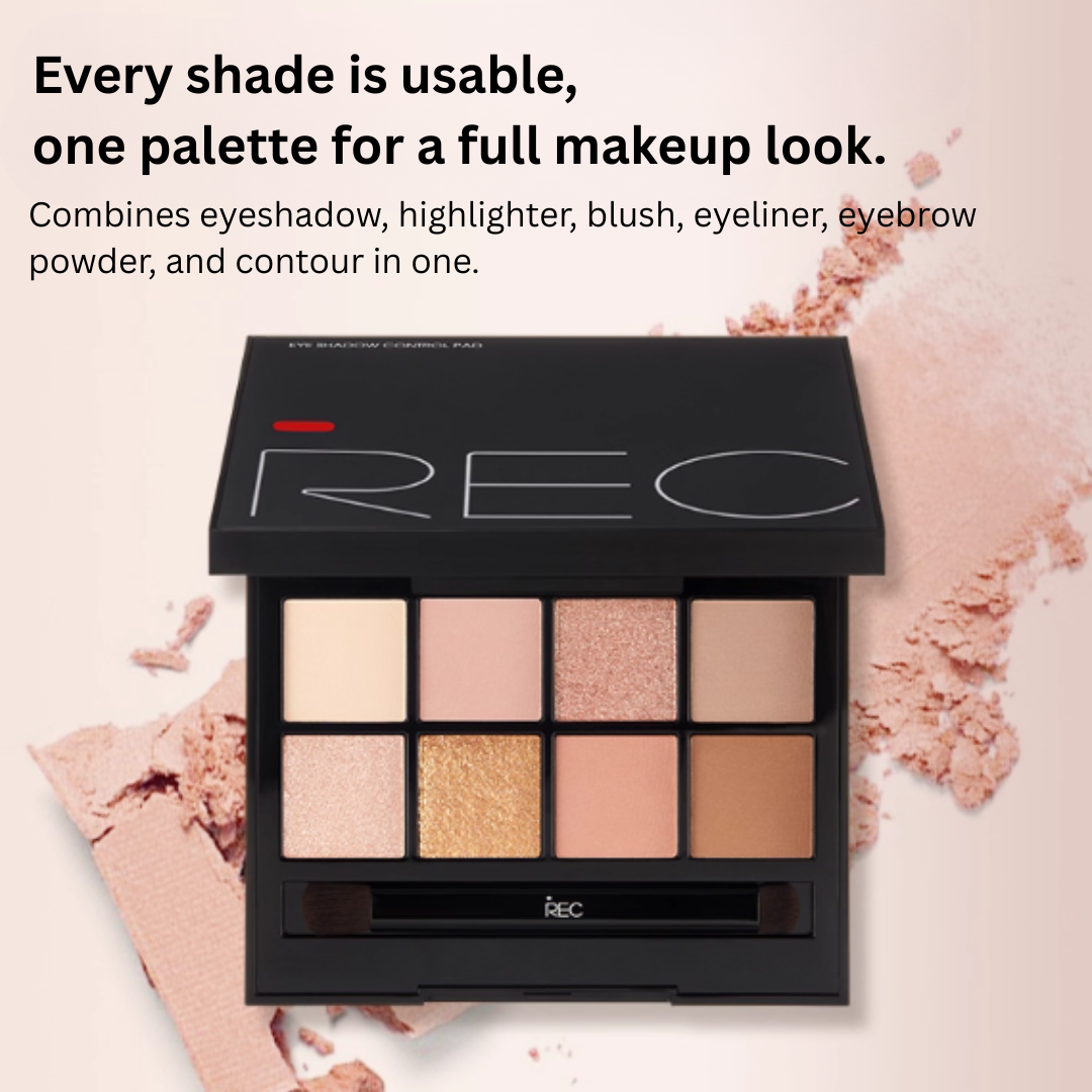 REC Eye Shadow Control Pad 8g 芮客玩家多控眼影盘 | CuteHart