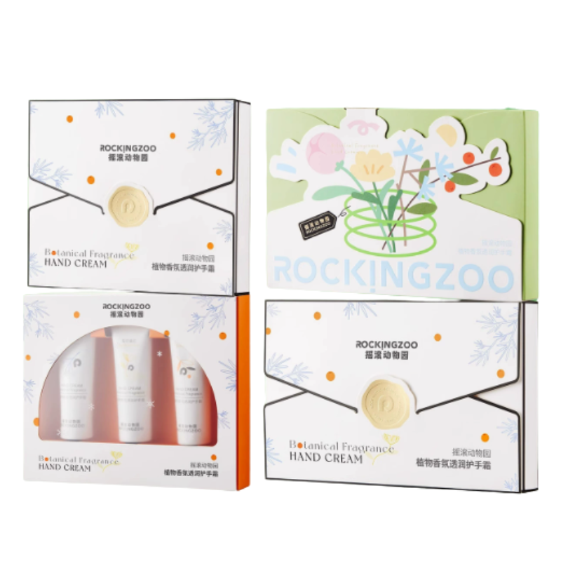 ROCKINGZOO Botanical Fragrance Hand Cream Gift Set 15ml*6pcs/30ml*3pcs ...