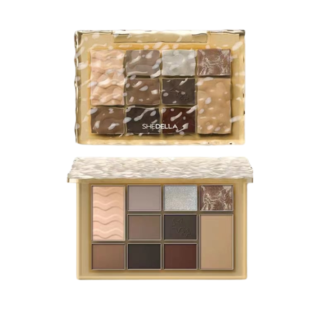 SHEDELLA Aqua Dopamine Makeup Eyeshadow Palette 8g 诗蒂娅水波纹多巴胺妆容眼影盘 ...