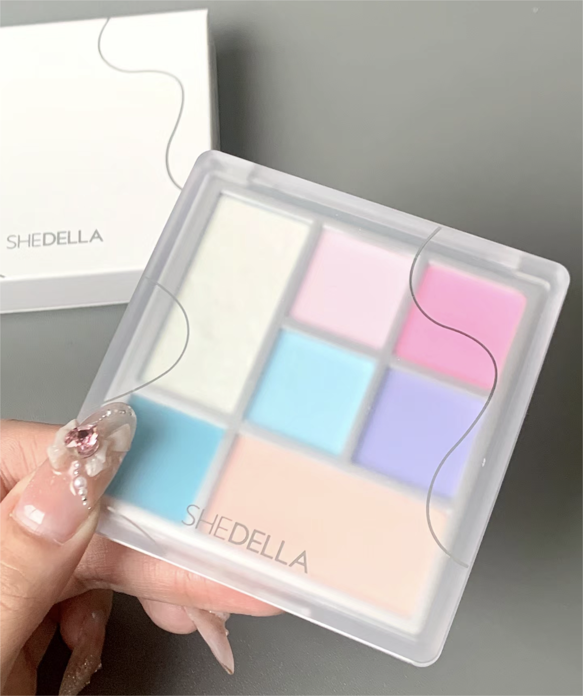 SHEDELLA Minimalist Series Seven-Color Eyeshadow Palette 9g 诗蒂娅极简系列七色眼 ...