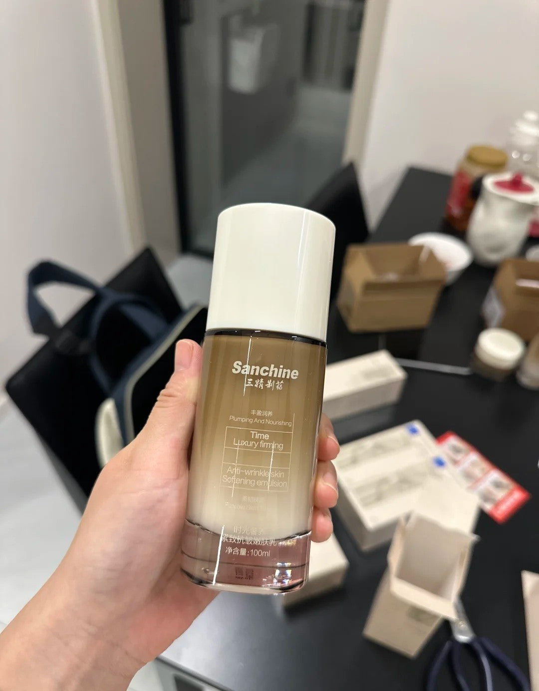 Tiktok/Douyin Hot Sanchine Time Luxury Firming Anti-Wrinkle Essence Lo ...