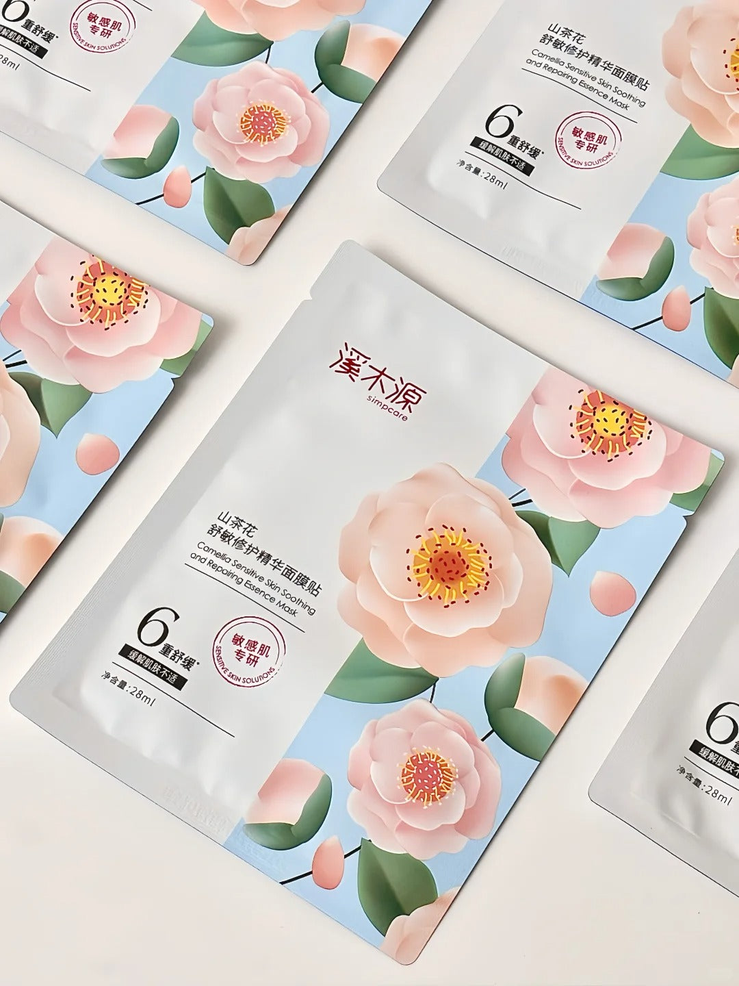 Simpcare Camelia Sensitive Skin Soothing And Repairing Essence Mask 28 ...