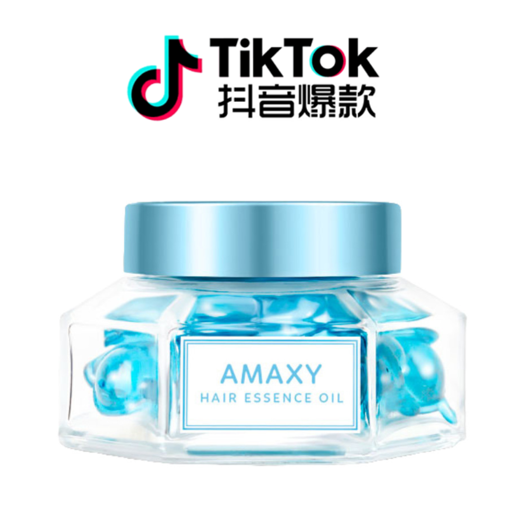Tiktok/Douyin Hot AMAXY Smooth Repair Hair Oil 1ml*30 【Tiktok抖音爆款】AMAX ...