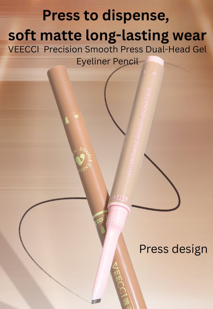 VEECCI Precision Smooth Press Dual-Head Gel Eyeliner Pencil 100mg 唯资细致 ...