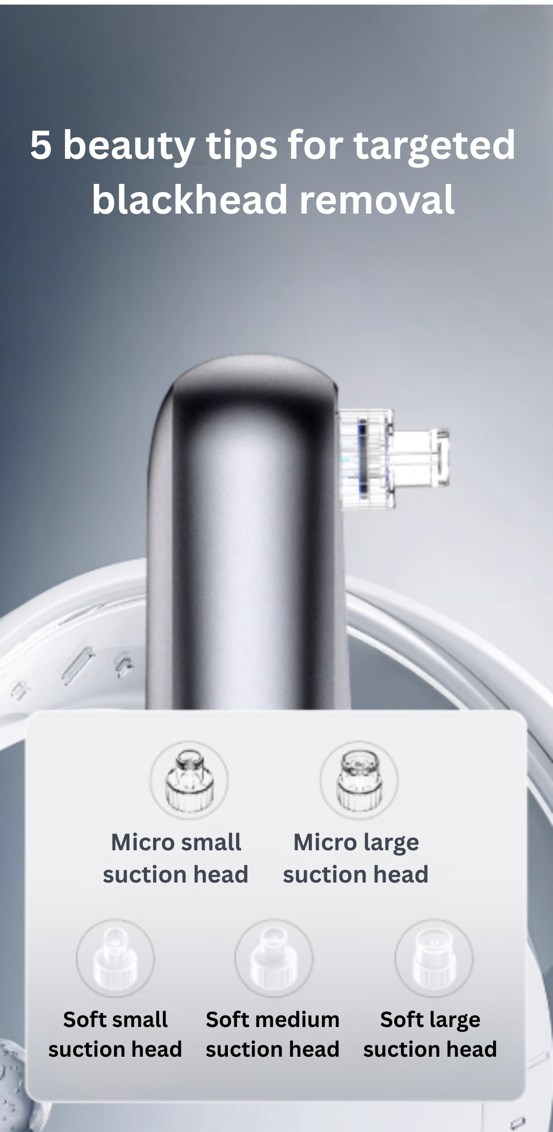 VLVEE Pore Blackhead Suction Device VLVEE小气泡吸黑头仪 | CuteHart