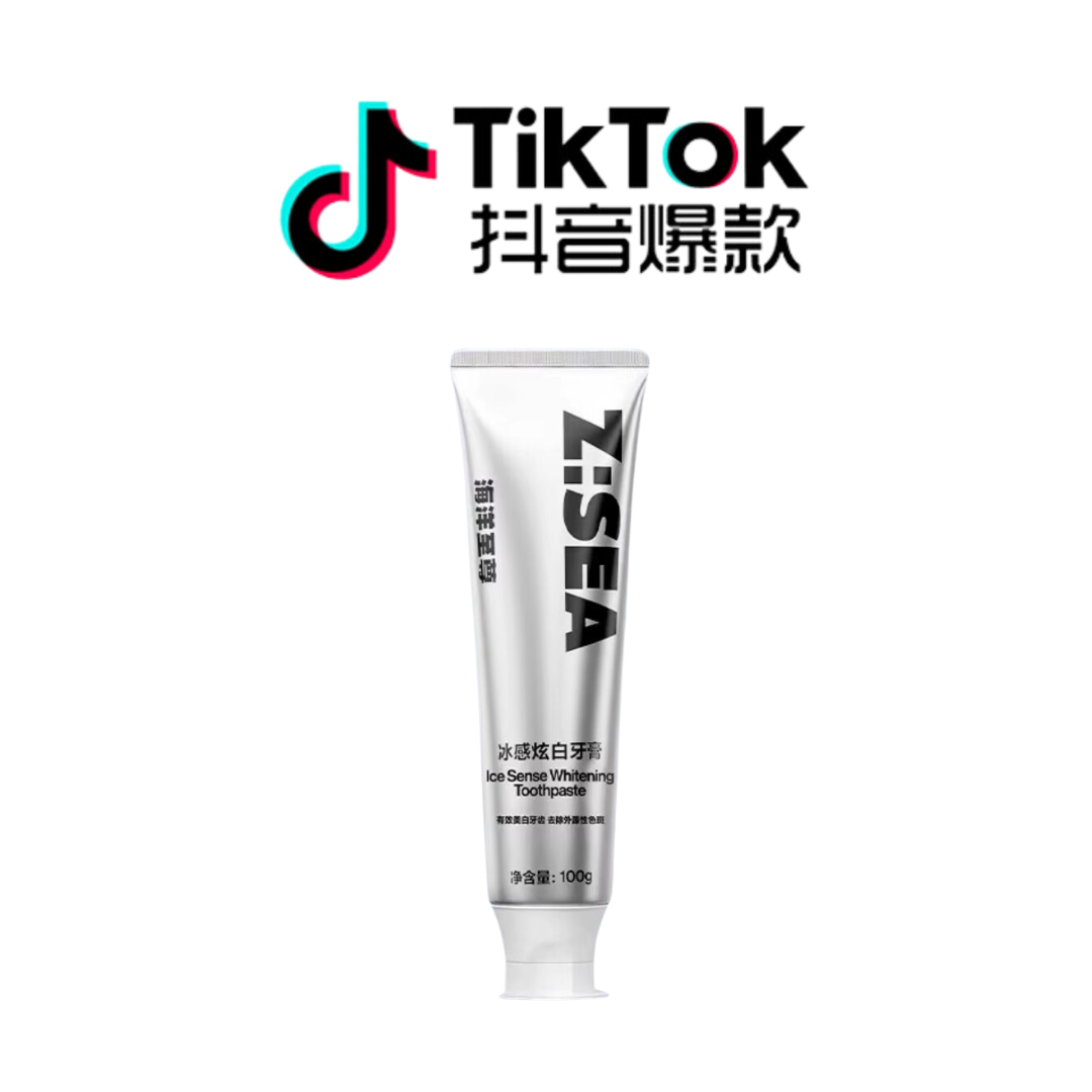 Tiktok/Douyin Hot Z:SEA Ice Sense Whitening Toothpaste 100g 【Tiktok抖音爆 ...